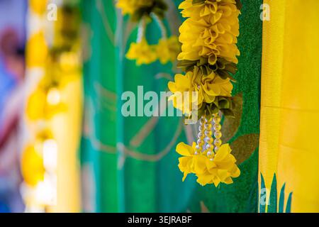 Indian weddings interiors and decorations Stock Photo - Alamy