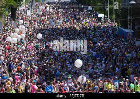 The start of Stockholm marathon on Saturday in Stockholm, Sweden on may ...