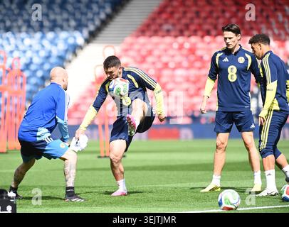 John McGINN and Che ADAMS of Scotland prior the FIFA World Cup 2026 ...