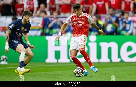 Piero Hincapie (Arsenal) Budapest, May 30, 2026, Soccer, Champions ...