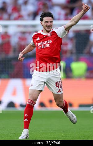 Declan Rice of Arsenal FC during the UEFA Champions League’s Final ...