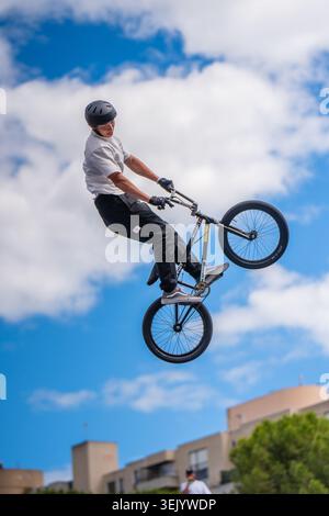 Montpellier, France – 16 May 2026: Pat Casey´s BMX Freestyle Spine Ramp ...