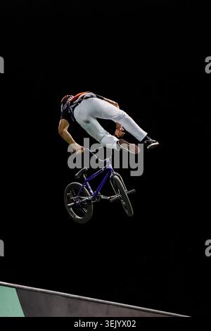Montpellier, France – 16 May 2026: Pat Casey´s BMX Freestyle Spine Ramp ...