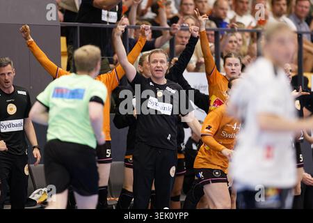 Odense, Denmark. 30th, May 2026. Kathrine Heindahl (10) of Team Esbjerg ...