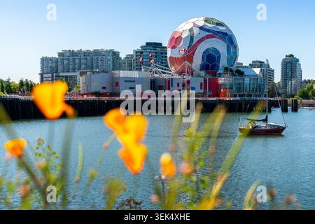 Vancouver, Canada - June 8, 2026: The blue Expo Line nameplate at ...