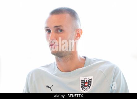 Sasa Kalajdzic (AUT) a on Friday, May 29, 2026, during an ÖFB press ...