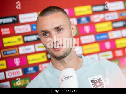 Sasa Kalajdzic (AUT) a on Friday, May 29, 2026, during an ÖFB press ...