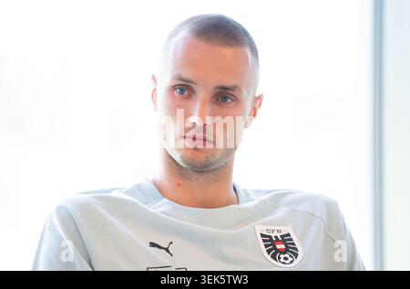 Marco Friedl (AUT) on Friday, May 29, 2026, during an ÖFB press ...