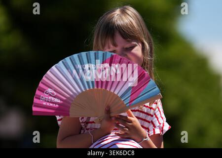 during Stage 3 of the Giro d’Italia Women, from Bibione to Buja, Italy ...