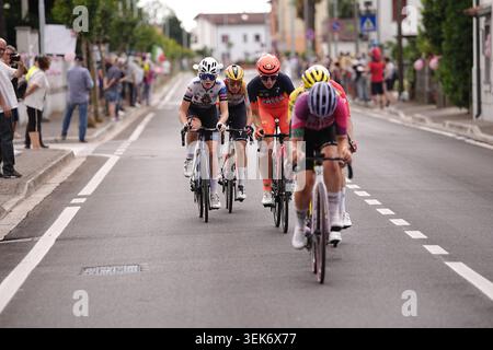 during Stage 3 of the Giro d’Italia Women, from Bibione to Buja, Italy ...