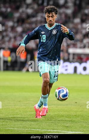 Nathaniel Brown of Germany controls the ball during the FIFA World Cup ...