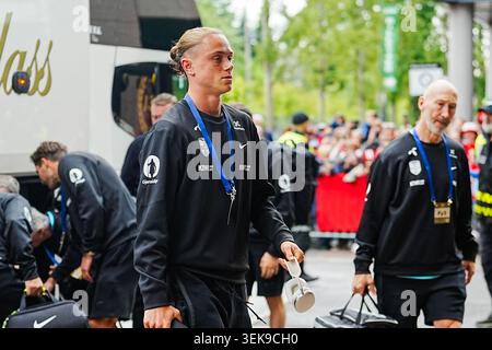 Oslo 20260601. The private international football match for men between ...