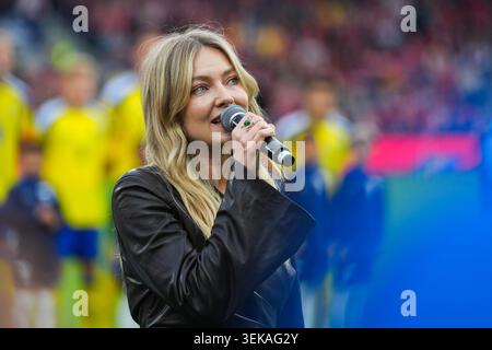 Oslo 20260601. Artist Astrid S performs before the private ...