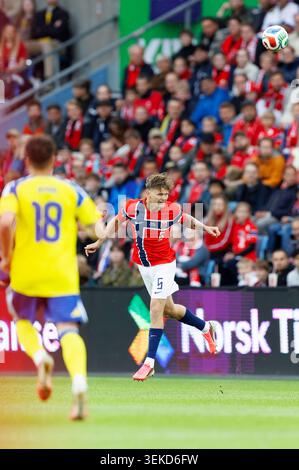 Oslo, Norway, 1 June 2026, David Møller Wolfe at Norway v Sweden World ...