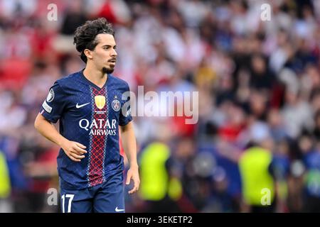 Vitinha of Paris Saint-Germain FC during the UEFA Champions League ...