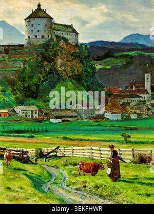 View of the Kufstein Fortress vicinity (1889) by Aleksander Gierymski ...