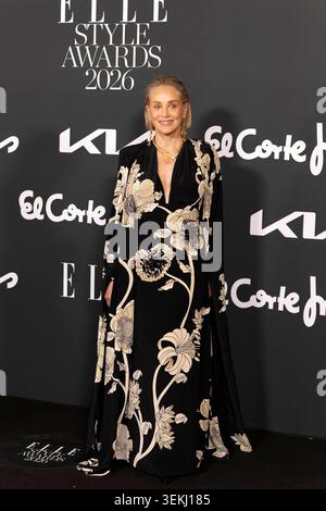Sharon Stone during Elle Style Awards 2026 in Madrid, Spain, on Tuesday ...