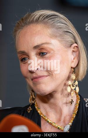 Madrid, Spain. 02nd June, 2026. American actress Sharon Stone attends ...