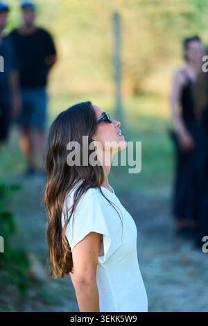 Ibiza. Spain. 20260602, Maria Pombo attends the launch of the ‘Desigual ...