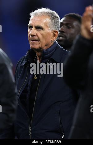 Ghana head coach Carlos Queiroz during the international friendly at ...