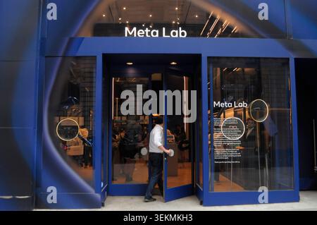A Meta Lab store is seen in Manhattan, New York City. (Photo by Jimin ...