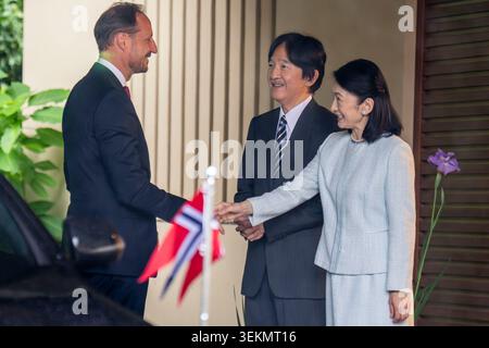 Tokyo, Japan 20260603. Crown Prince Haakon greets Japan's Emperor ...