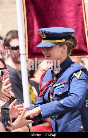 Crown Princess Leonor attends the Gold Medal of the Region of Murcia at ...