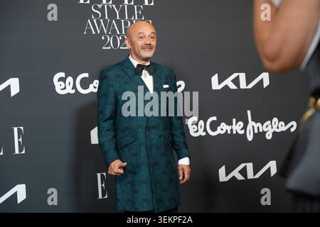 Christian Loubooutin attends the photocall for the Elle Style Awards ...
