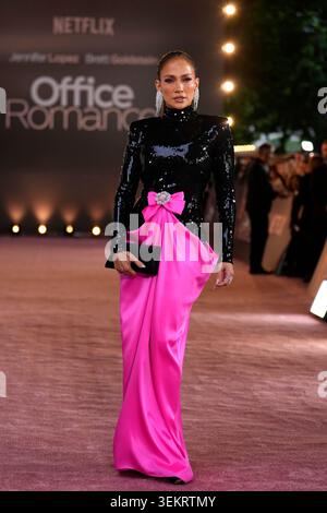 Jennifer Lopez arriving for the Office Romance UK premiere at BFI ...
