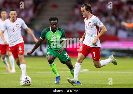 Warsaw, Poland. 3 June 2026. MOSES SIMON of NIGERIA Seen during ...