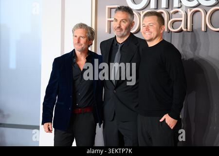 Aaron Ryder, Ol Parker and Andrew Swett attends "Office Romance" UK ...
