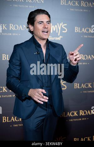 Julian Porras attends the first anniversary of "Black Roan" at Jimmy's ...