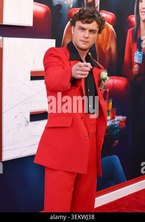 Cameron Scott arrives at the premiere of "Scary Movie" on Wednesday ...