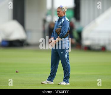 England fielding coach Sarah Taylor ahead of day four of the first ...