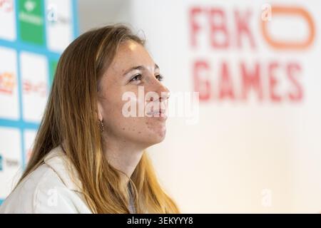 HENGELO - Femke Broeders-Bol (Netherlands) in action in the 800 meters ...