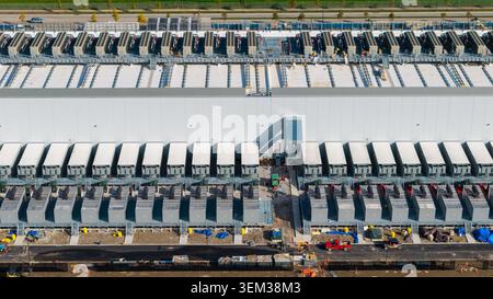 Large server farm complex providing vital digital storage and ...