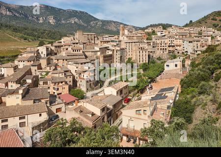 Picturesque priorat village of Vilella Baixa. Tarragona, Catalonia ...