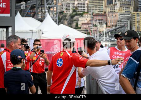 Monaco, Monte Carlo, 5th June 2026, Haas F1 Team drivers and personnel ...