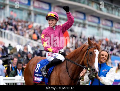 Dylan Browne McMonagle on board Limestone after winning the Queen's ...