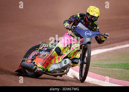 Michael Jepsen Jensen of Denmark #52 during the 2026 DEWALT FIM ...