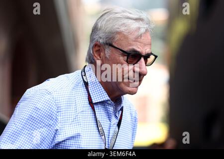 Former driver Carlos Sainz looks on during the F1 Grand Prix of ...