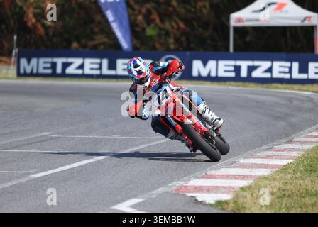 Kevin KARLSSON (SWE) during the FIM S1GP SuperMoto World Championship ...
