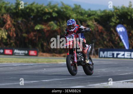 Melvin VIOLA (FRA) during the FIM S1GP SuperMoto World Championship, on ...