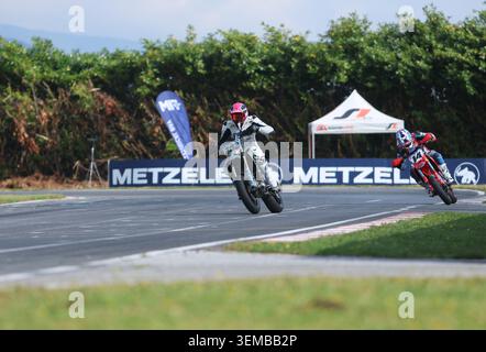 Jonas NEDVED (CZE) during the FIM S1GP SuperMoto World Championship, on ...
