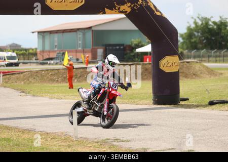 Mitja KRASNIQI (SUI) during the FIM S1GP SuperMoto World Championship ...
