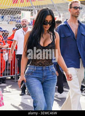 Monaco, Monte Carlo, 6th June 2026, Max Verstappen and Kimi Antonelli ...
