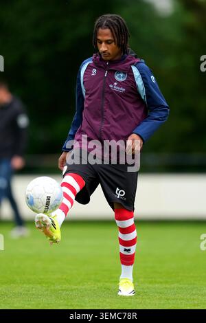 Groningen - Justice Esser of Sparta Rotterdam before the first round of ...