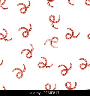 pattern nematode worm cartoon. annelid composting, vermiculture ...