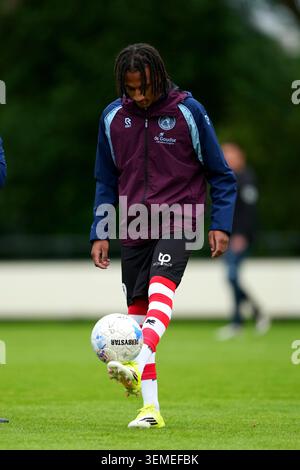Groningen - Justice Esser of Sparta Rotterdam before the first round of ...