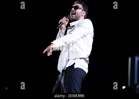 Rome, Italy. 06th June, 2026. Italian singer Cesare Cremonini, seen ...